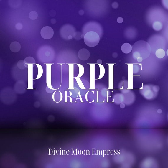 PURPLE Oracle Deck PRE-ORDER | Etsy UK