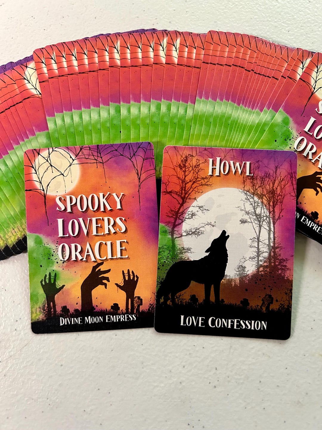 Spooky Lovers Oracle 50 Cards - Etsy