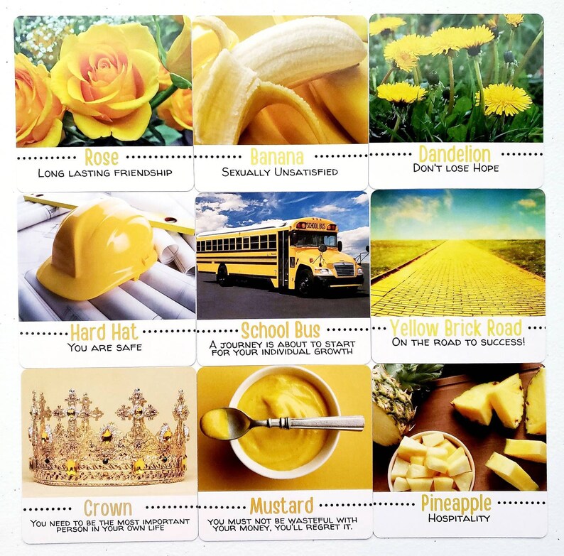 YELLOW Oracle Deck PRE-ORDER - Etsy