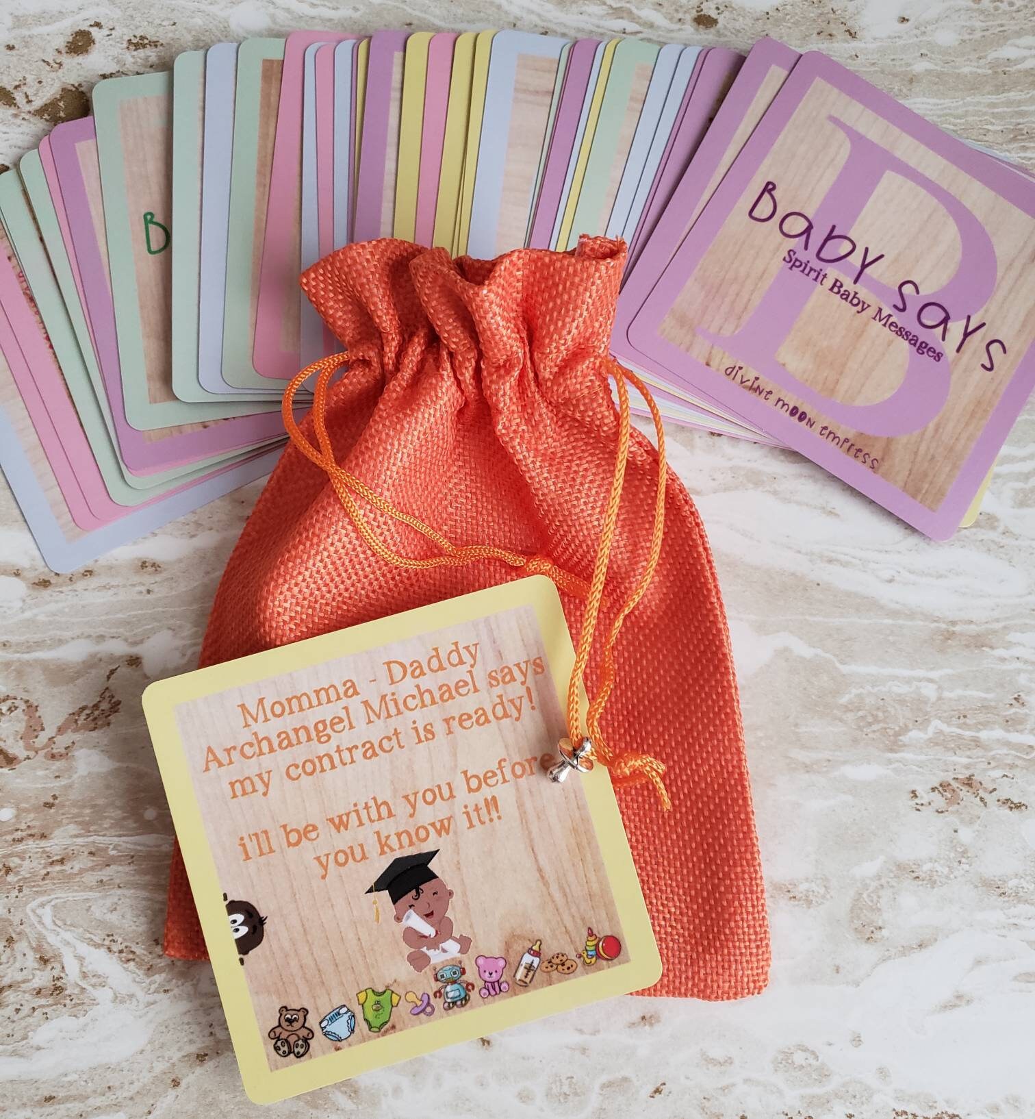 Baby Says Spirit Baby Messages Oracle Deck PRE-ORDER - Etsy