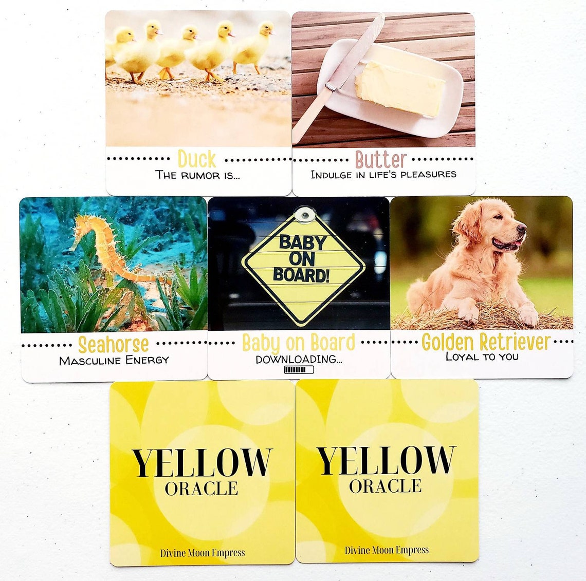 YELLOW Oracle Deck PRE-ORDER - Etsy