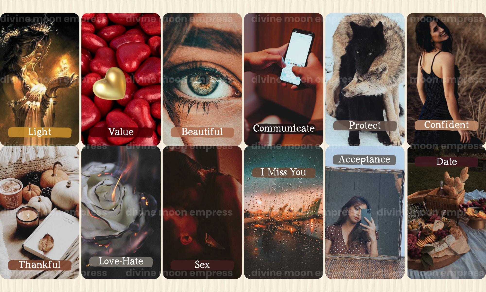 LOVE Oracle | 90 Cards - Etsy