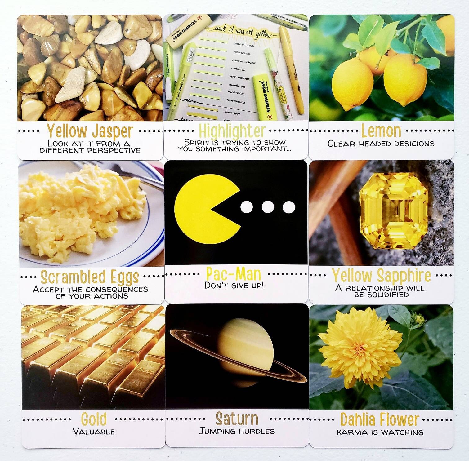 YELLOW Oracle Deck PRE-ORDER - Etsy