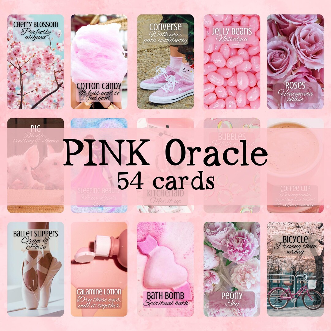 PINK Oracle Deck PRE-ORDER - Etsy