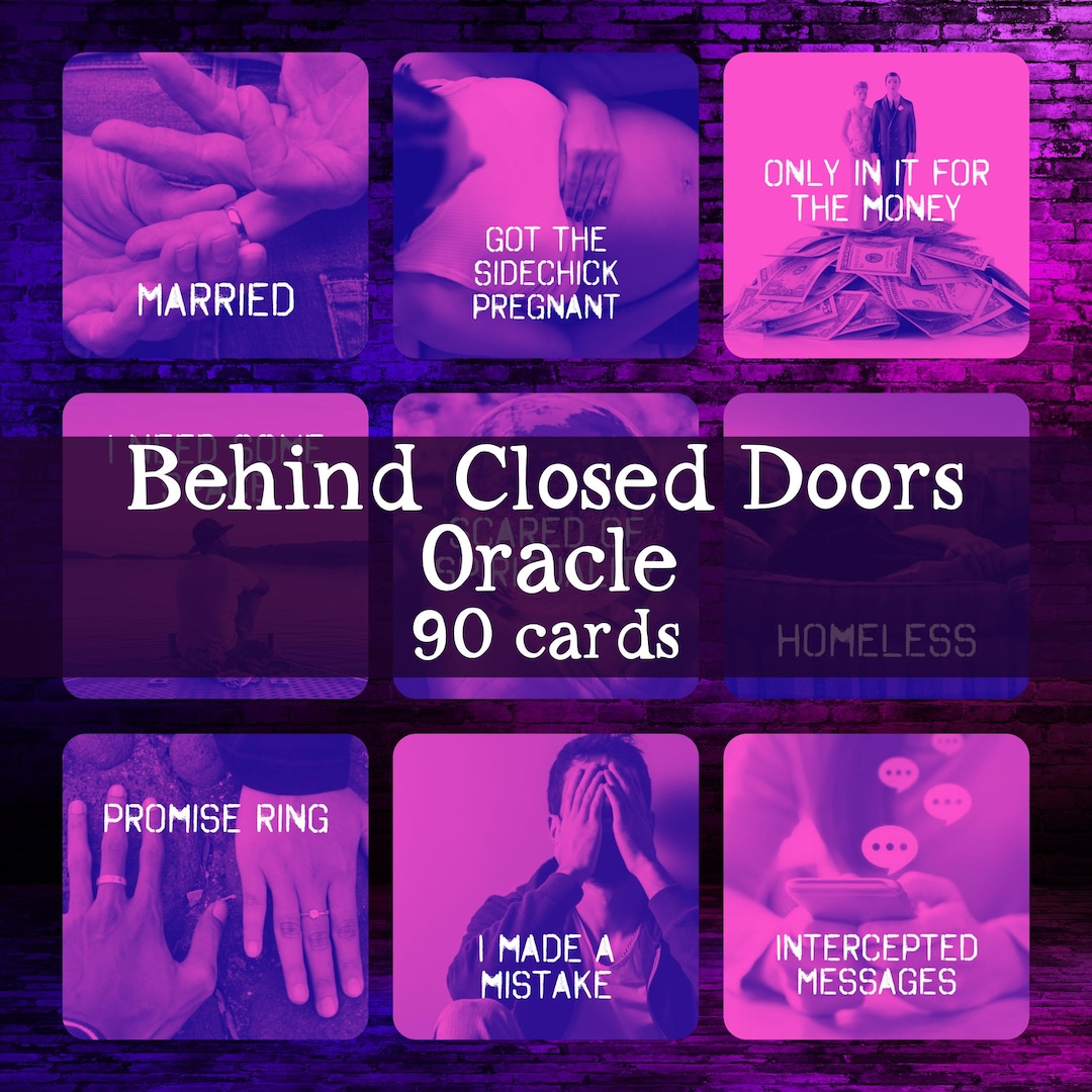 Behind Closed Doors Oracle – 90 Square Cards for Secrets, Shadows ...