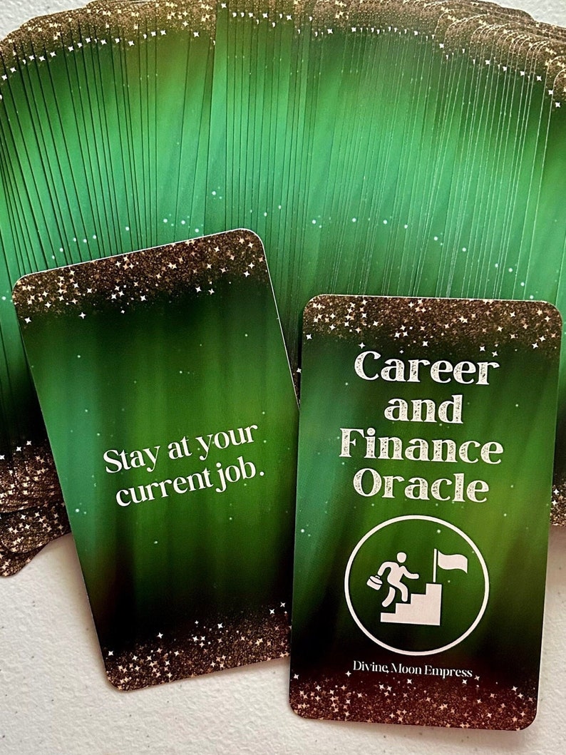 Career and Finance Oracle Deck [90 Cards] - Etsy