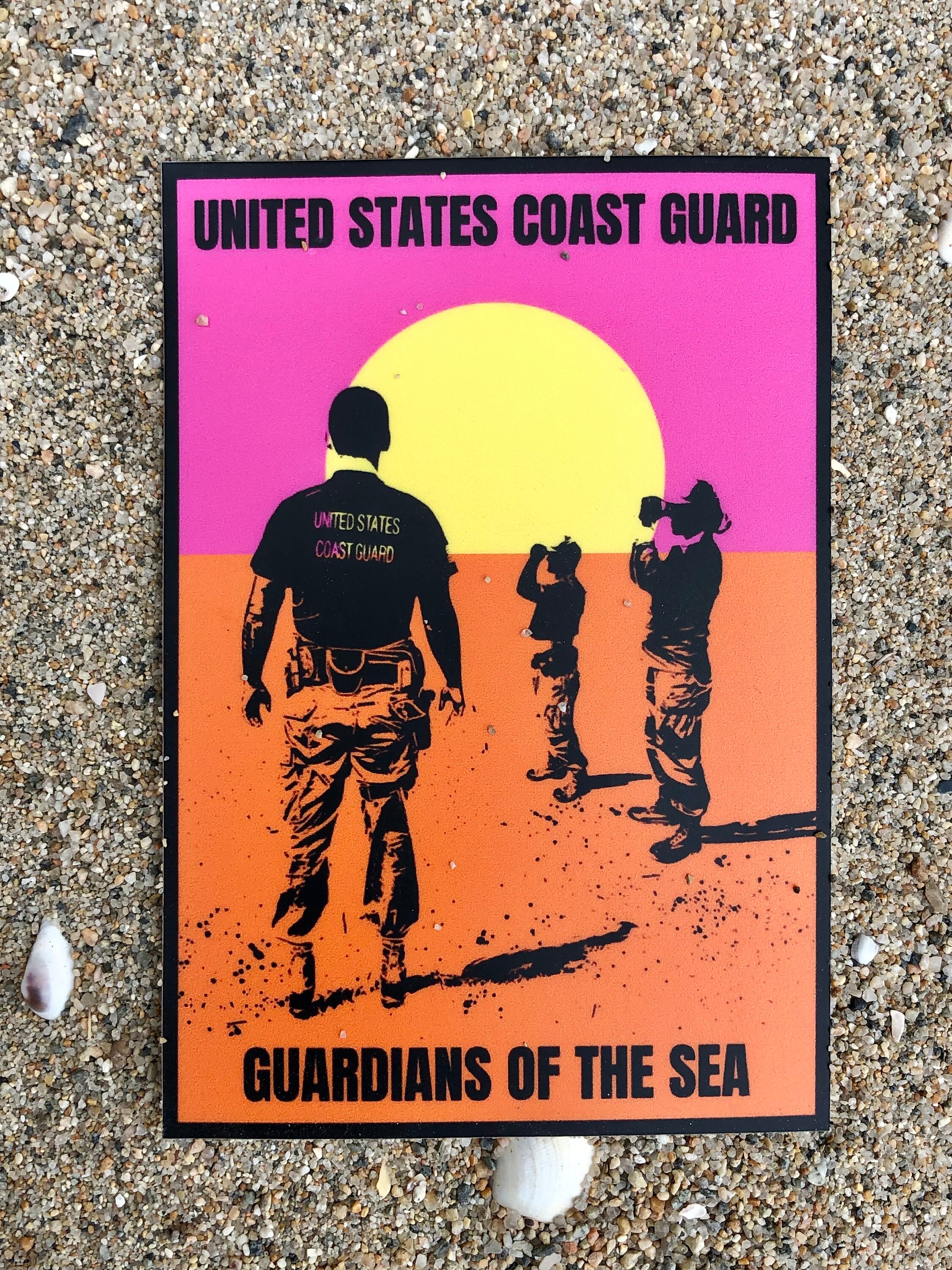 USCG Vinyl Sticker - Etsy