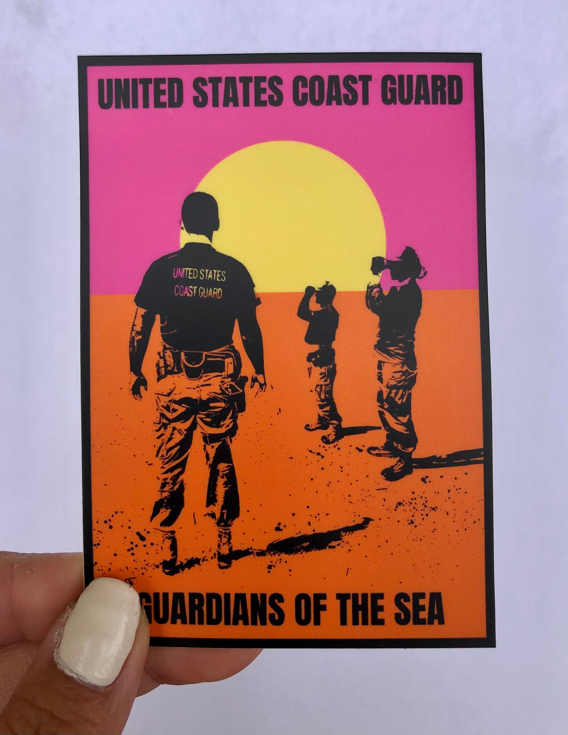 USCG Vinyl Sticker - Etsy