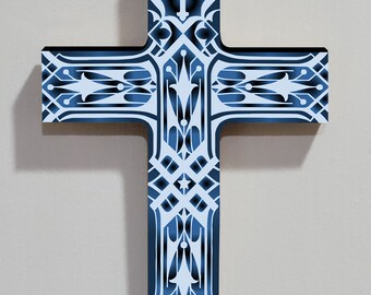 Art Deco Wall Cross - Etsy