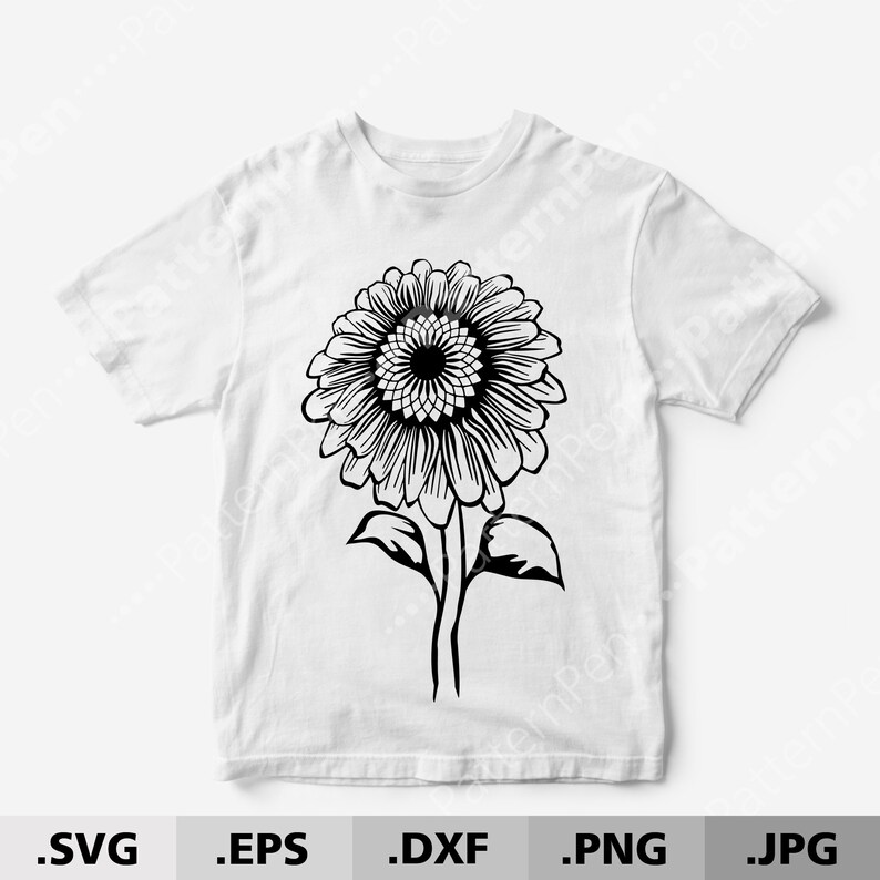 Sunflower SVG. Fall Flower SVG Cut Files for Cricut | Etsy