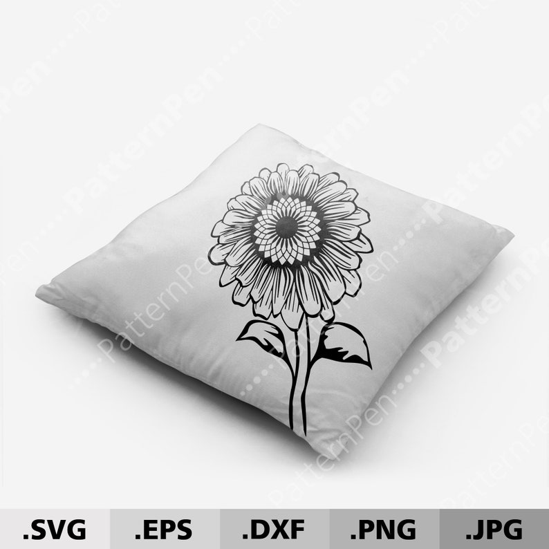 Sunflower SVG. Fall Flower SVG Cut Files for Cricut | Etsy