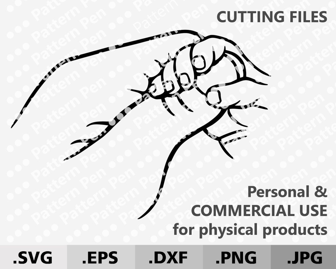 Baby Hand Holding Mom's Finger SVG. Mothers Day Gift DIY Baby and Mom ...