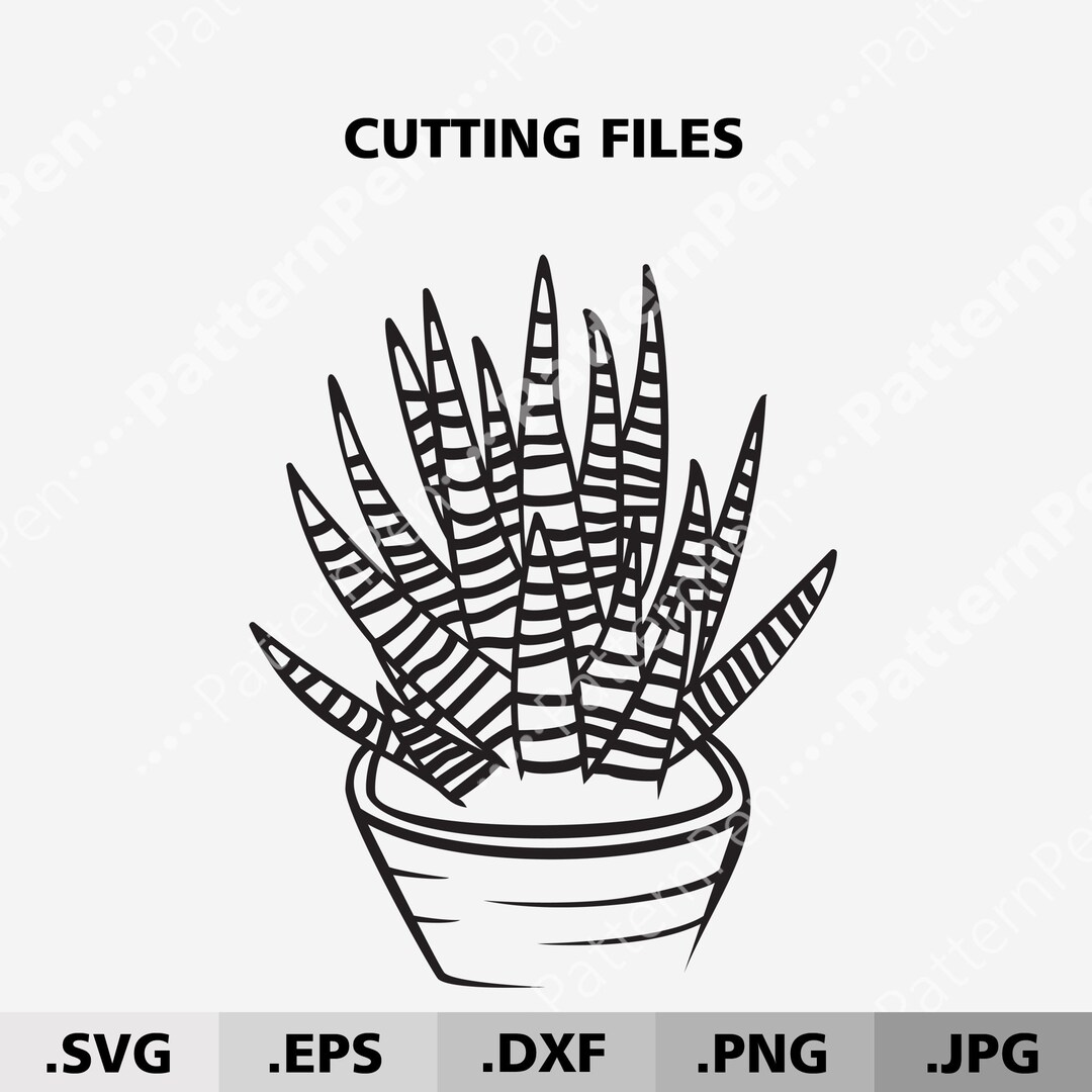 Plants SVG Files for Cricut Silhouette. Plant Snake SVG Digital ...