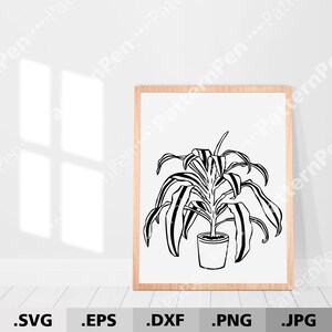 Plant SVG Files for Cricut. Houseplant Flower SVG. Plant Lover Svg ...