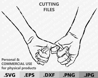 Pinky Swear Love Svg - Etsy