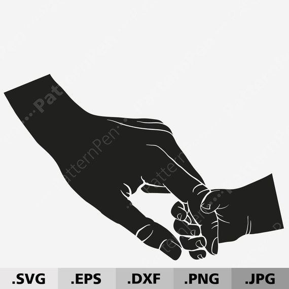 Mother and Child Hands SVG. Holding Hands SVG. Digital File - Etsy