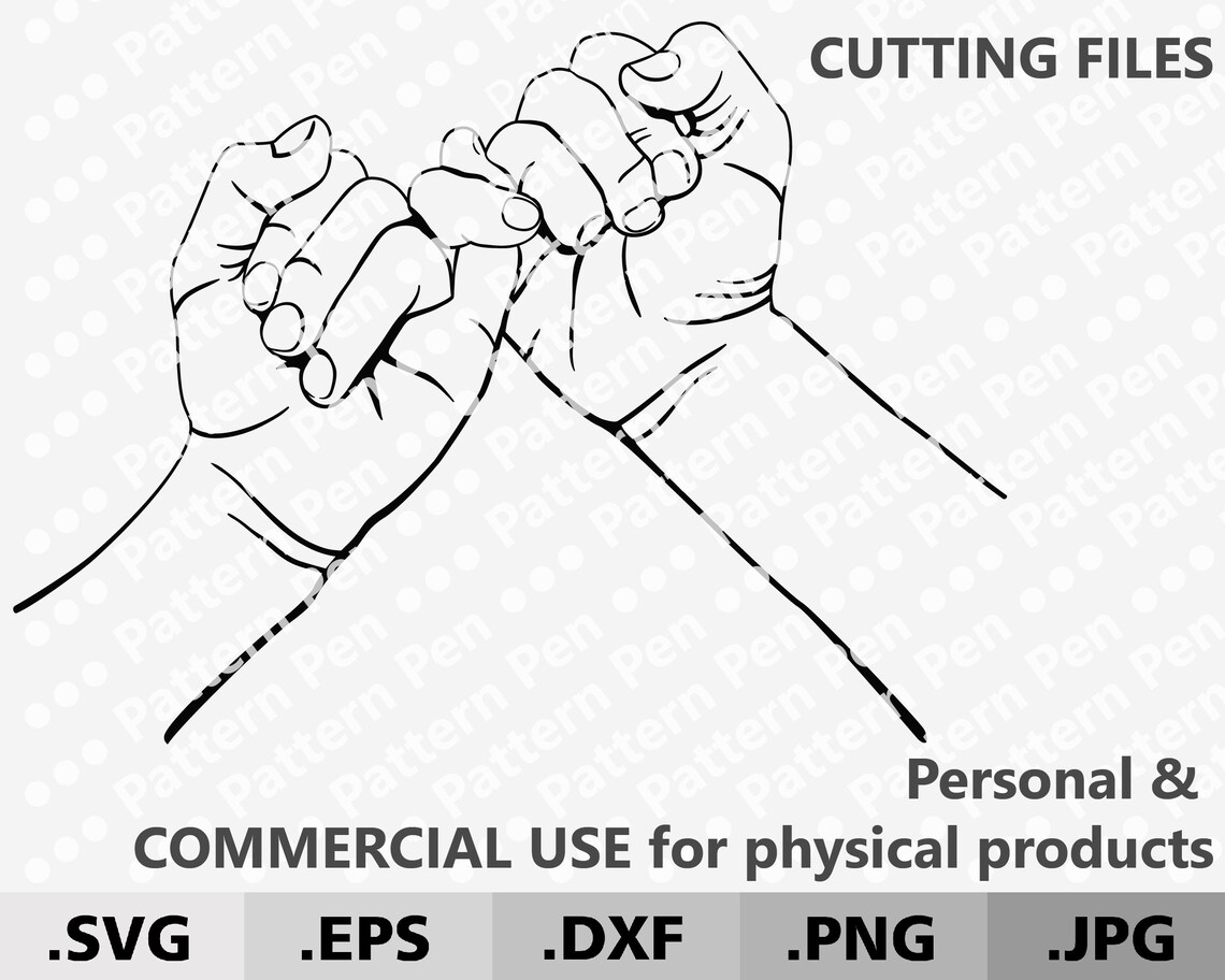 Pinky Promise SVG EPS DXF File for Cutting Machine - Etsy