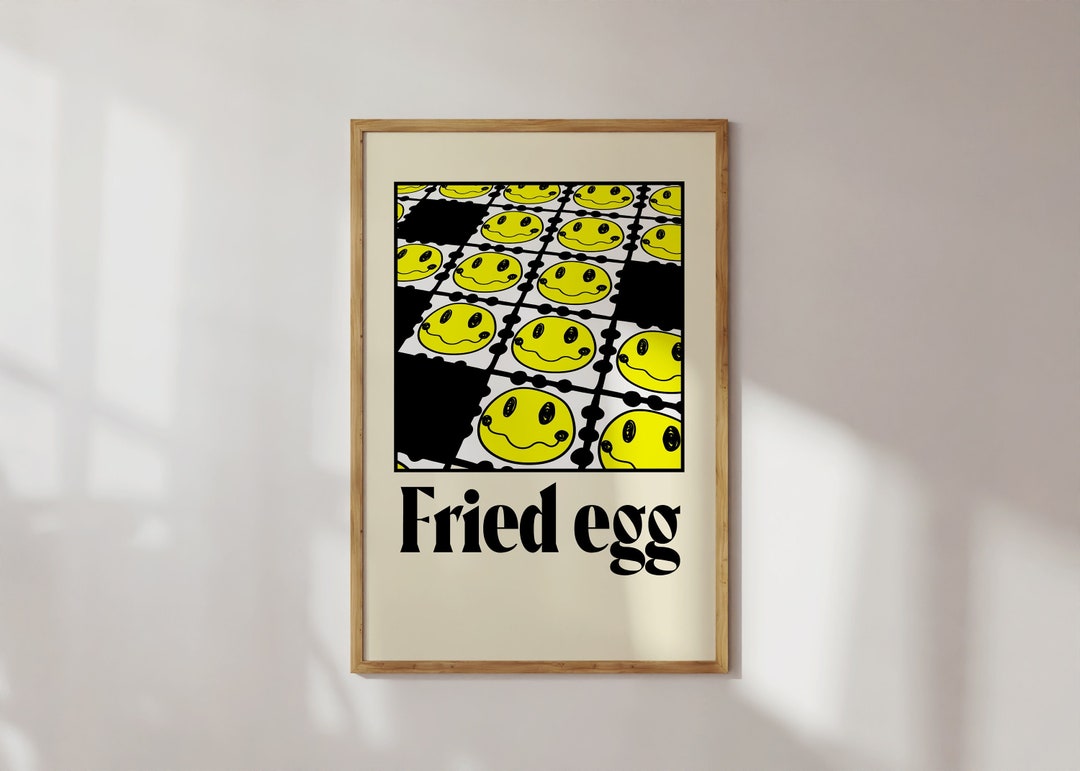 Aesthetic Room Decor, Smiley Room Decor, Trippy Decor, Digital Download ...