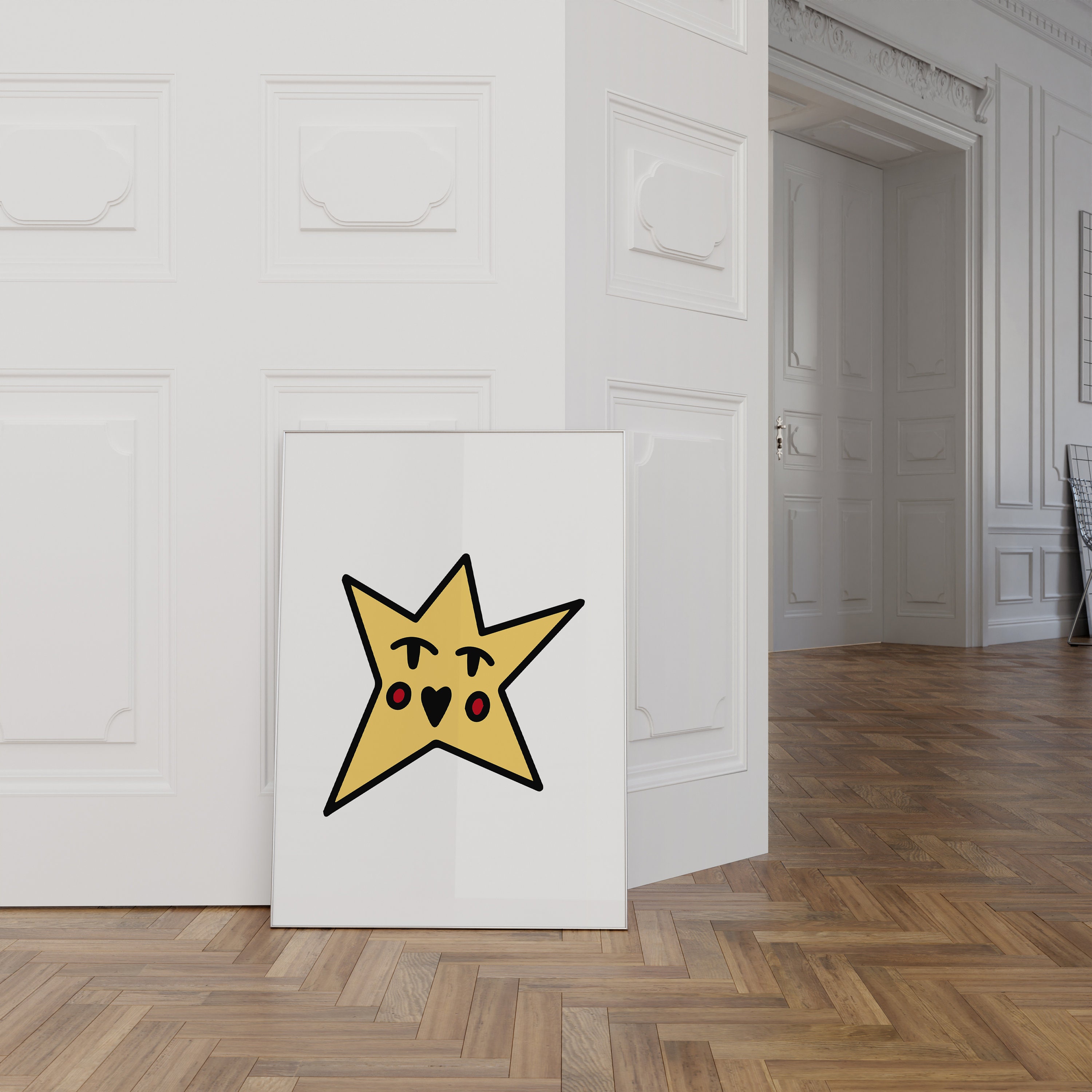 Cute Star Printable, Playroom Wall Art, Playroom Star, Playroom Decor ...