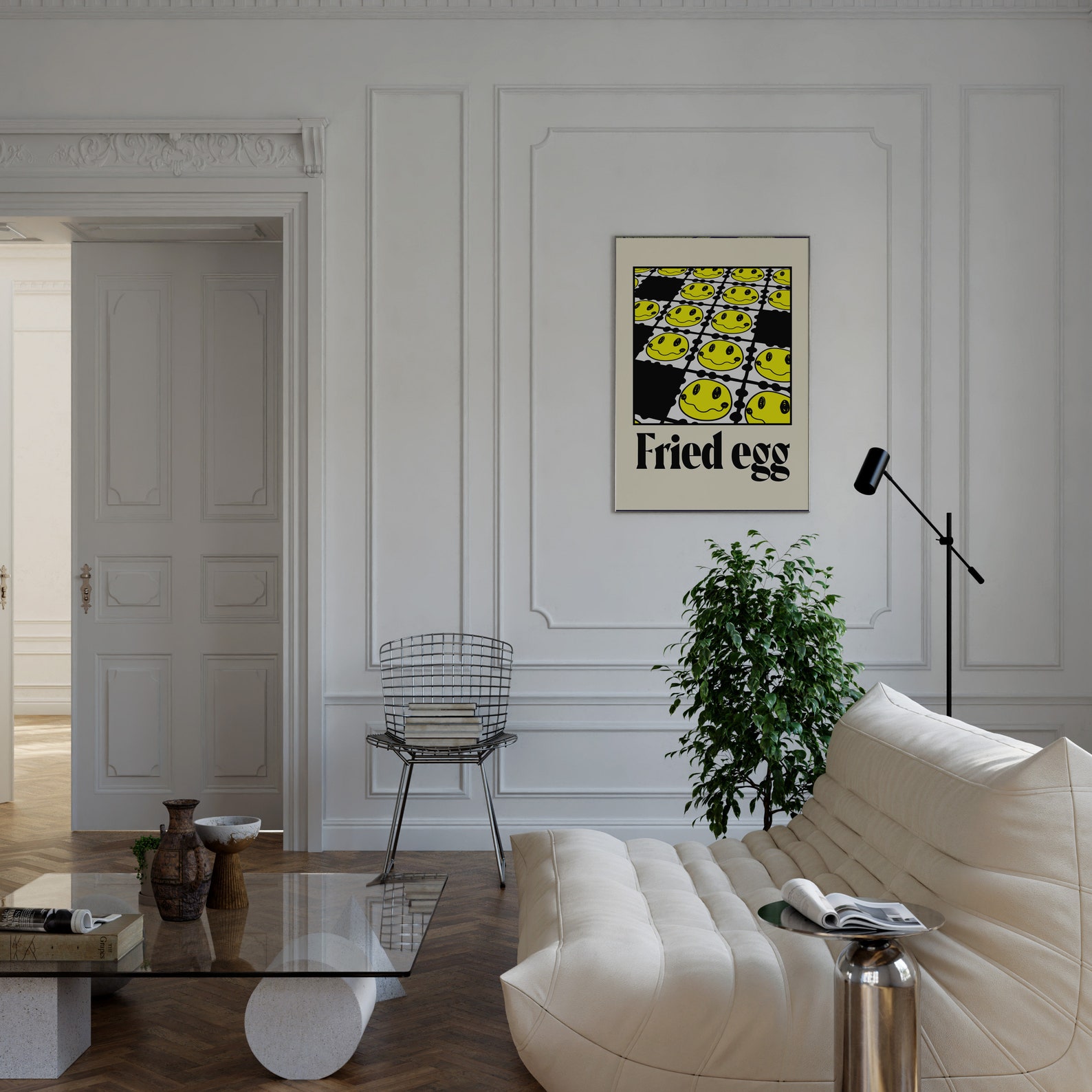 Aesthetic Room Decor, Smiley Room Decor, Trippy Decor, Digital Download ...