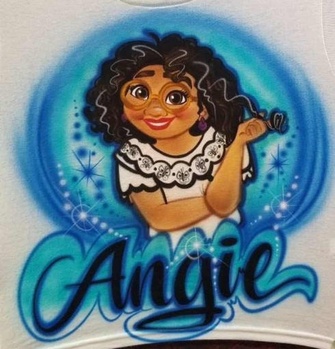 Personalized Custom Airbrushed Mirabel Encanto With Name T-shirt (size ...