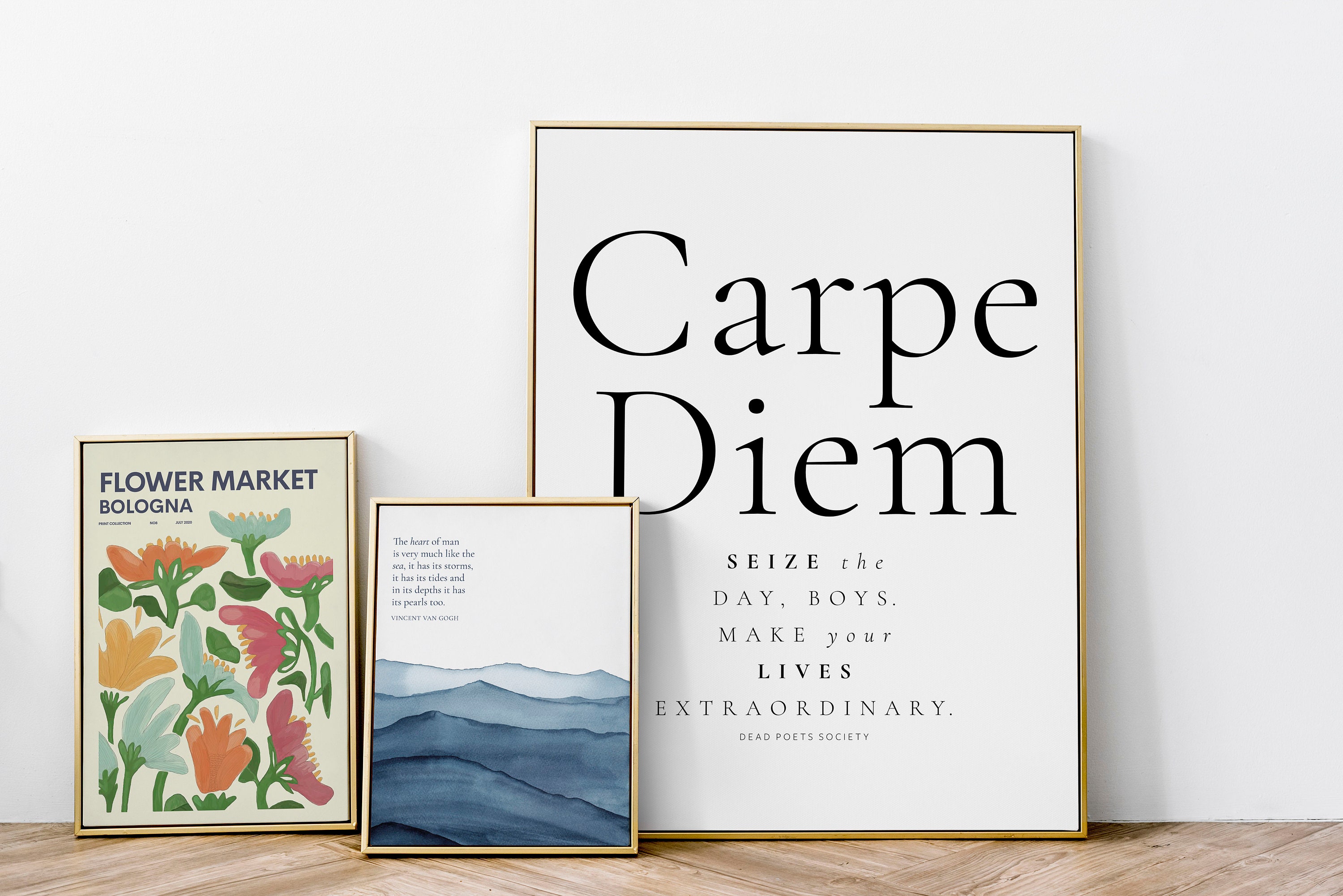 Dead Poets Society Carpe Diem Seize the Day Quotemovie Wall - Etsy