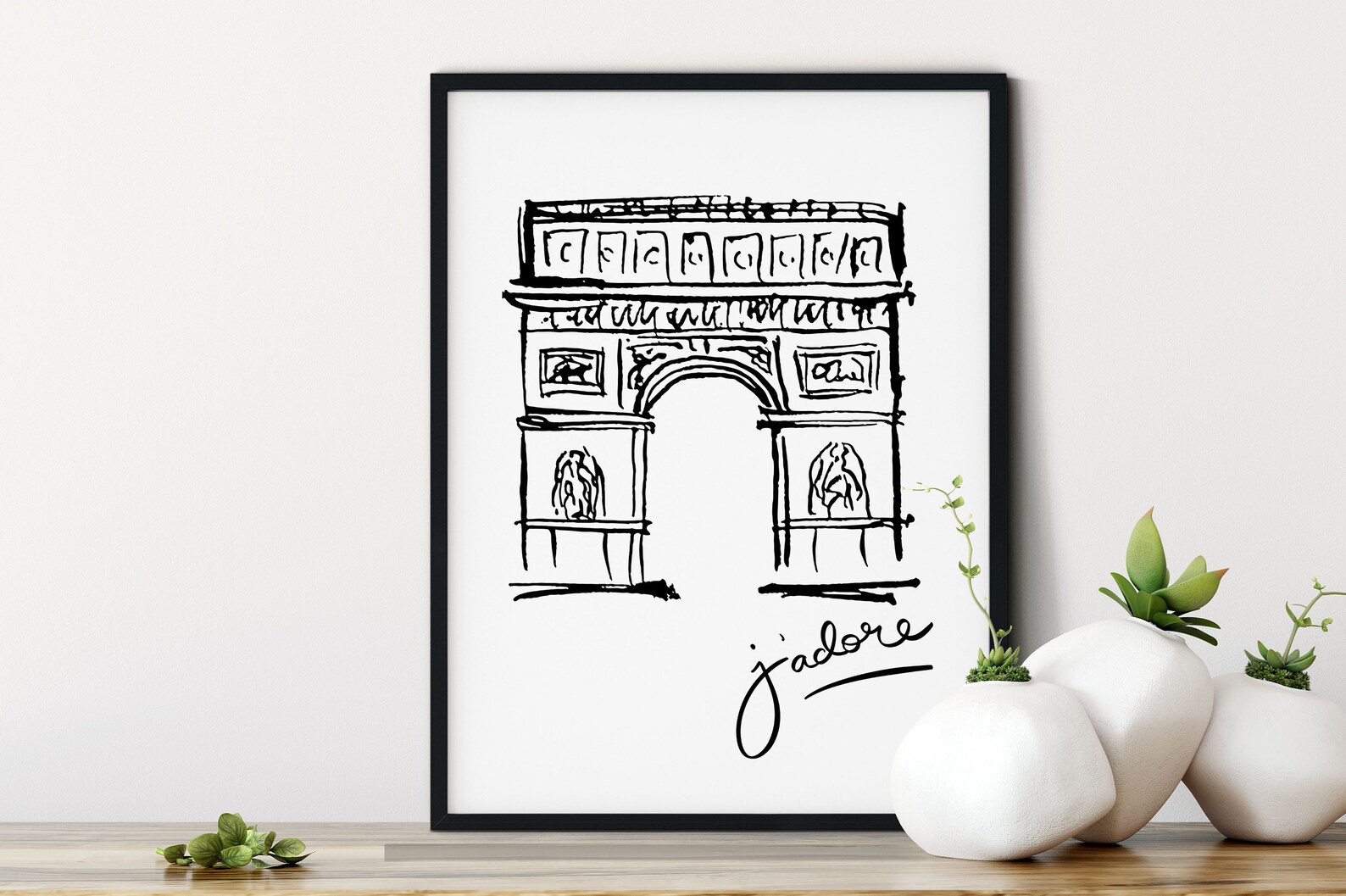 Arc De Triomphe Sketch Arc De Triomphe Poster Paris - Etsy