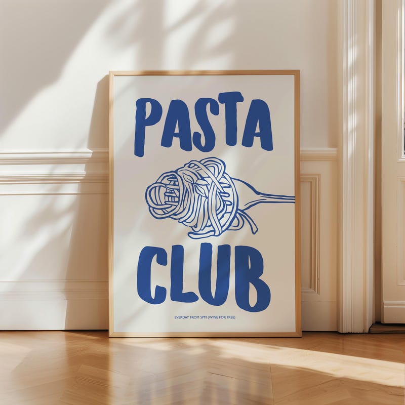 Pasta Poster - Etsy