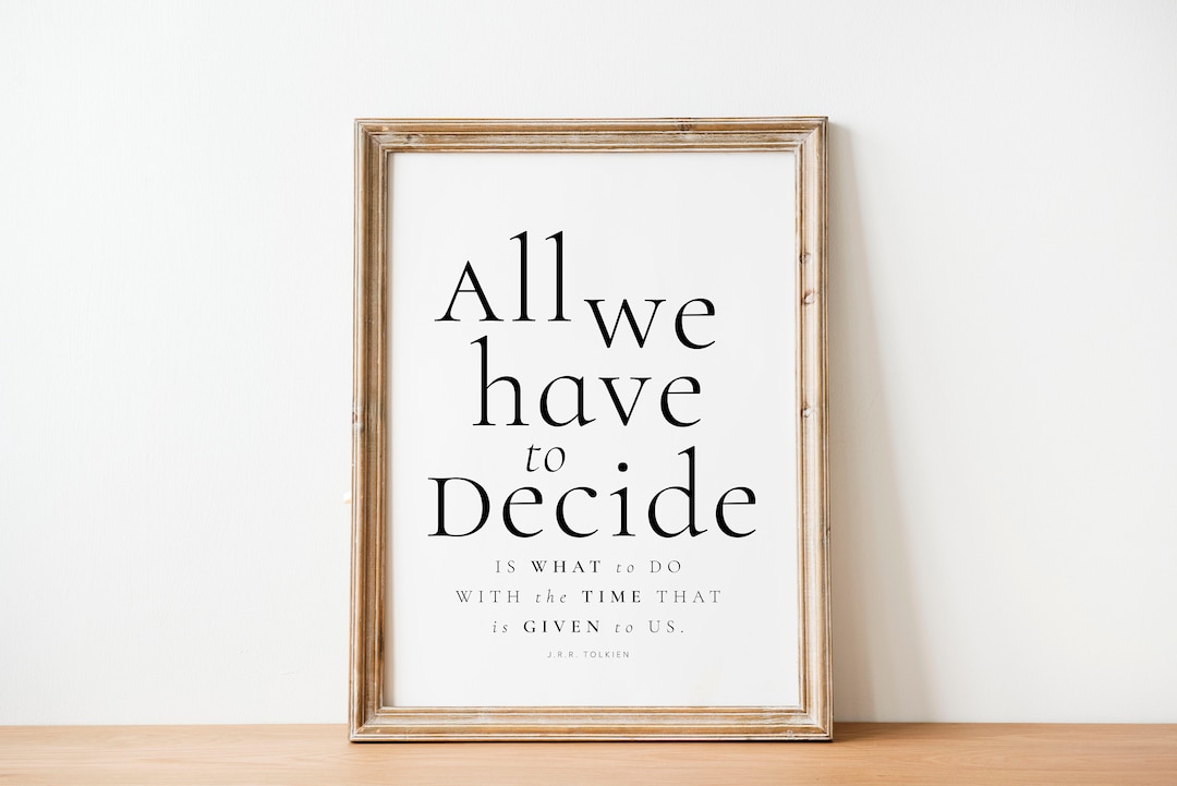 Lord of the Rings, J.R.R Tolkien Quote, Gandalf LOTR Quote, Movie Wall ...