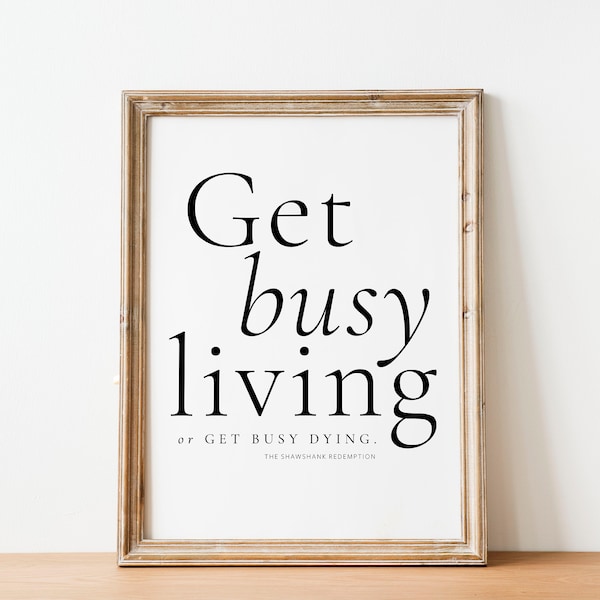 Get Busy Dying - Etsy