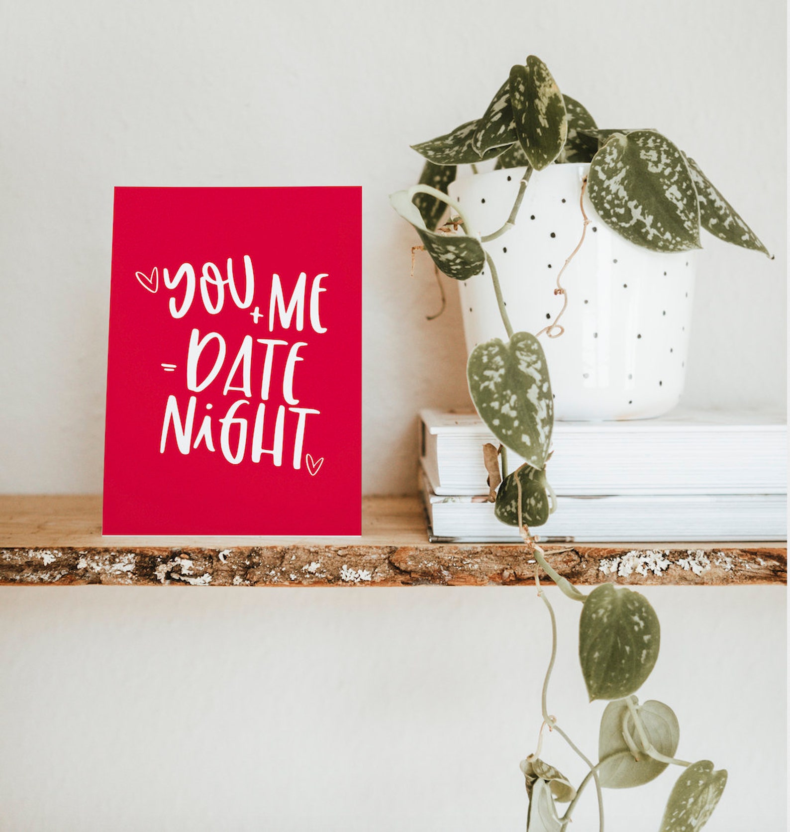 You Me and Date Night Anniversary Card Valentines Card | Etsy