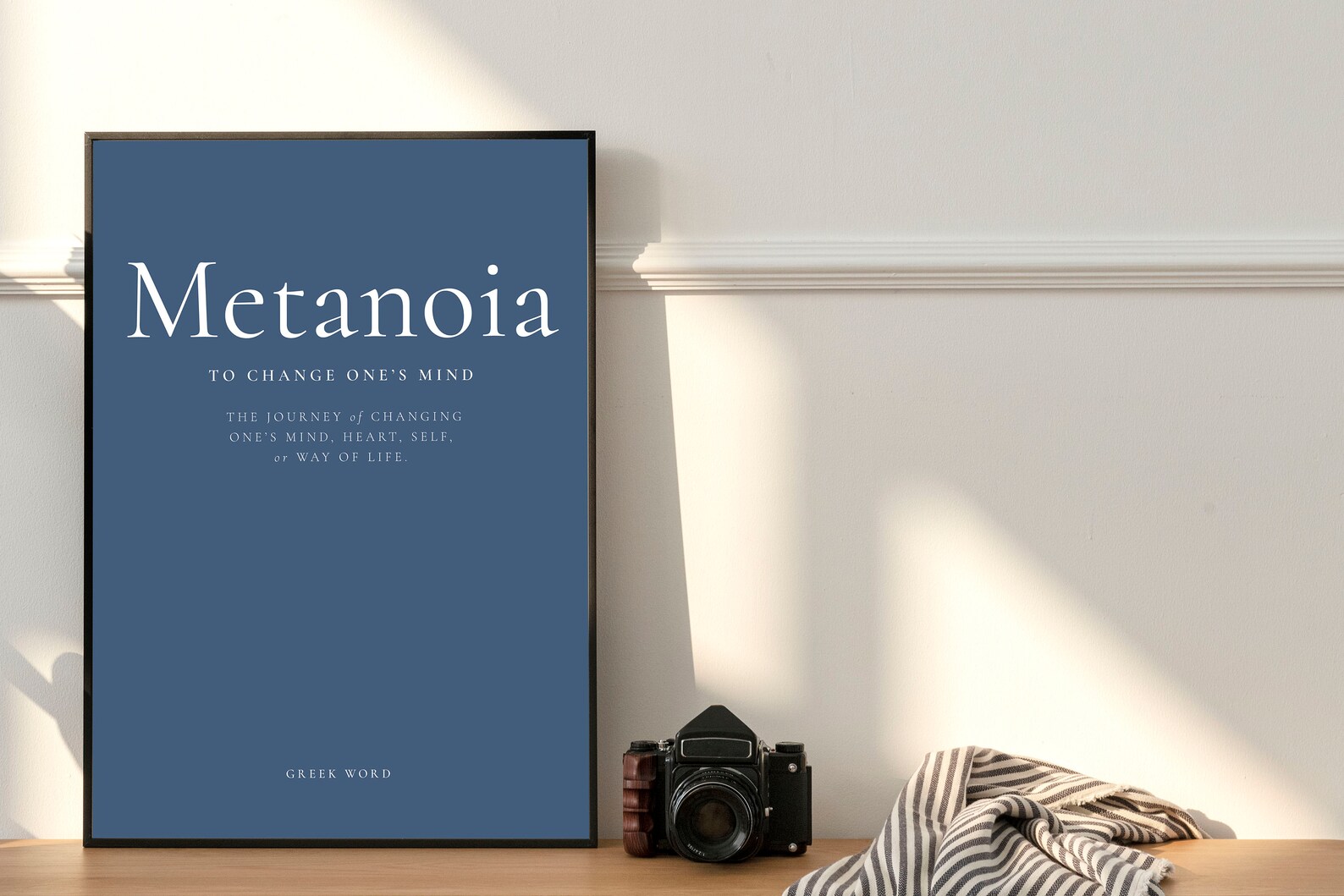 Metanoia Definition Wall Print Poster Inspirational Print - Etsy