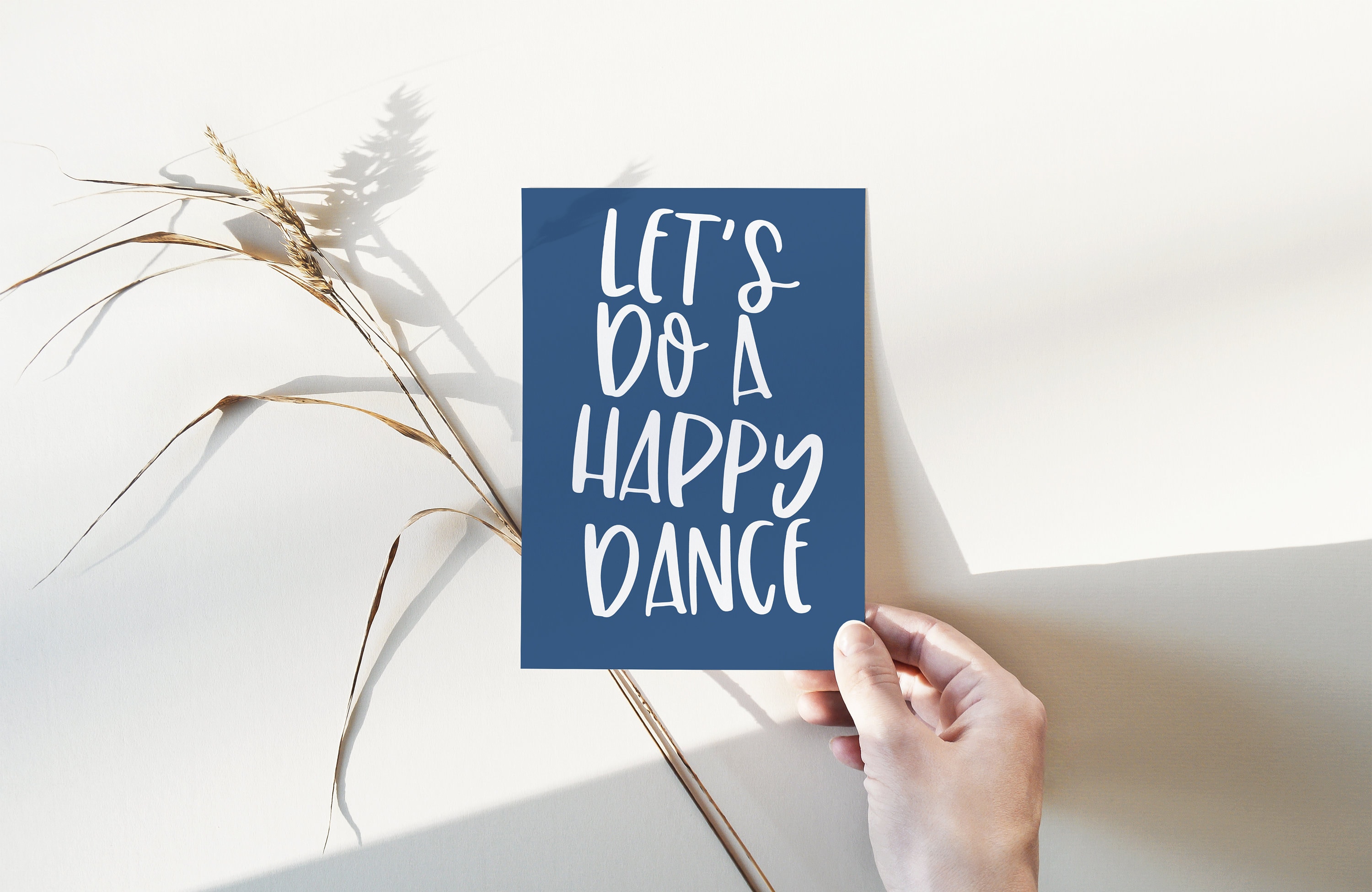 Let's Do a Happy Dance Congratulations Card Engagement - Etsy