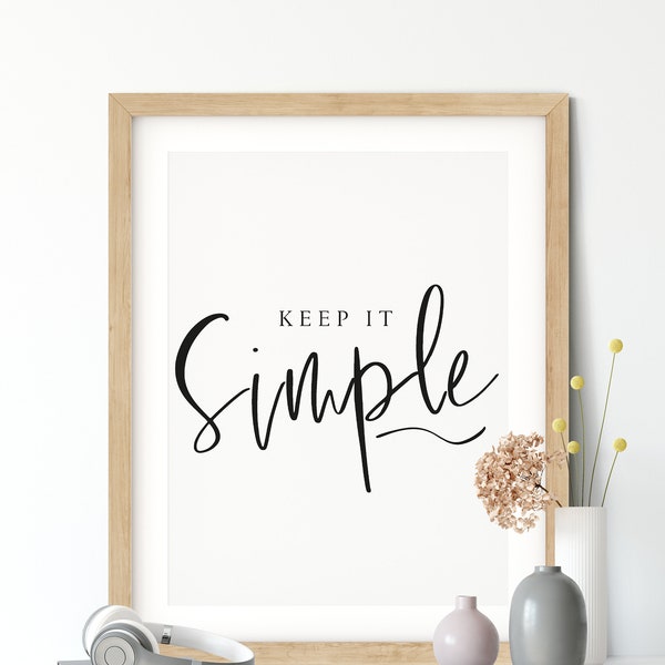 Keep It Simple - Etsy