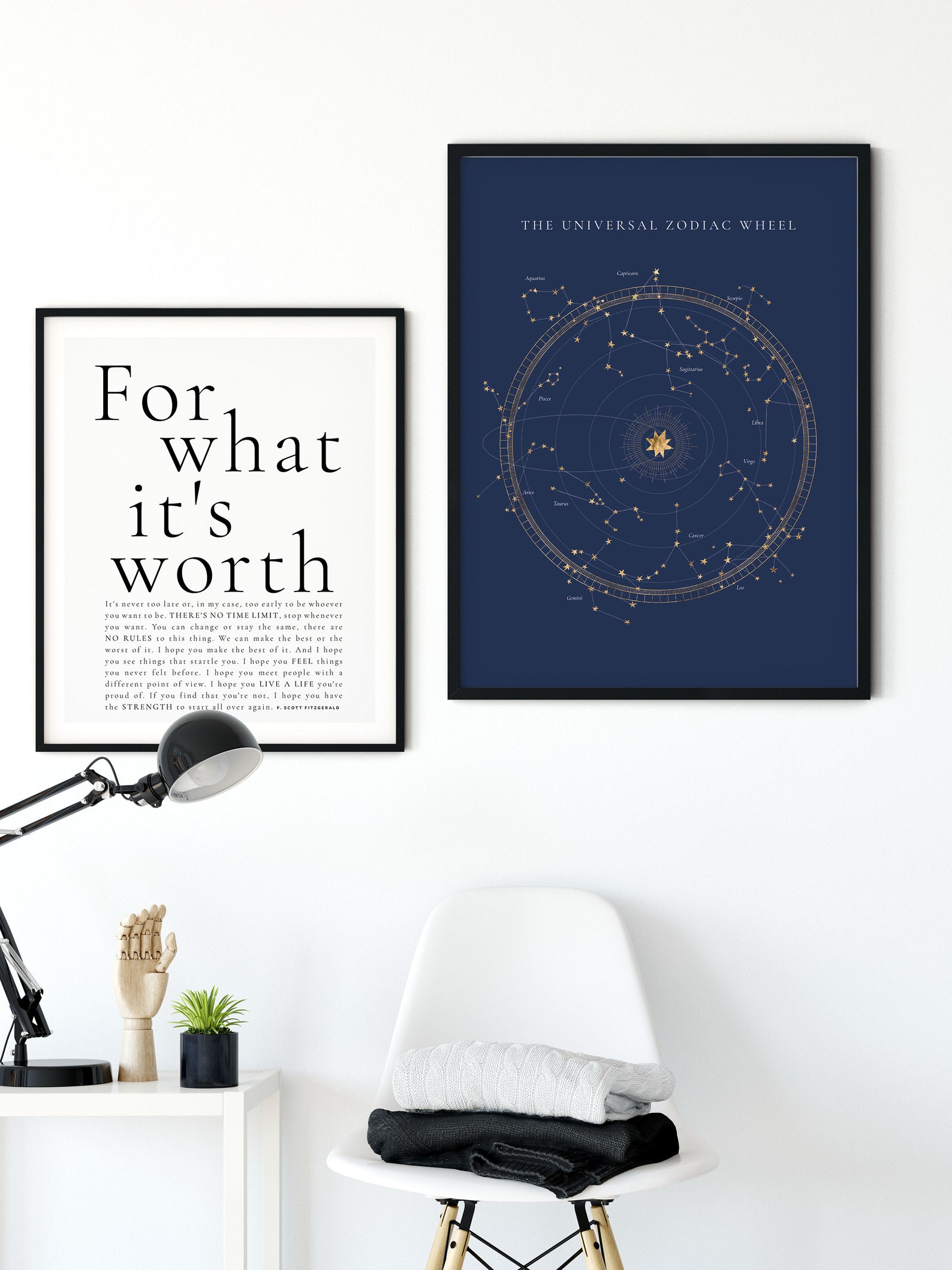 Astrological Chart Poster Astrology Map Astral Chart Print - Etsy