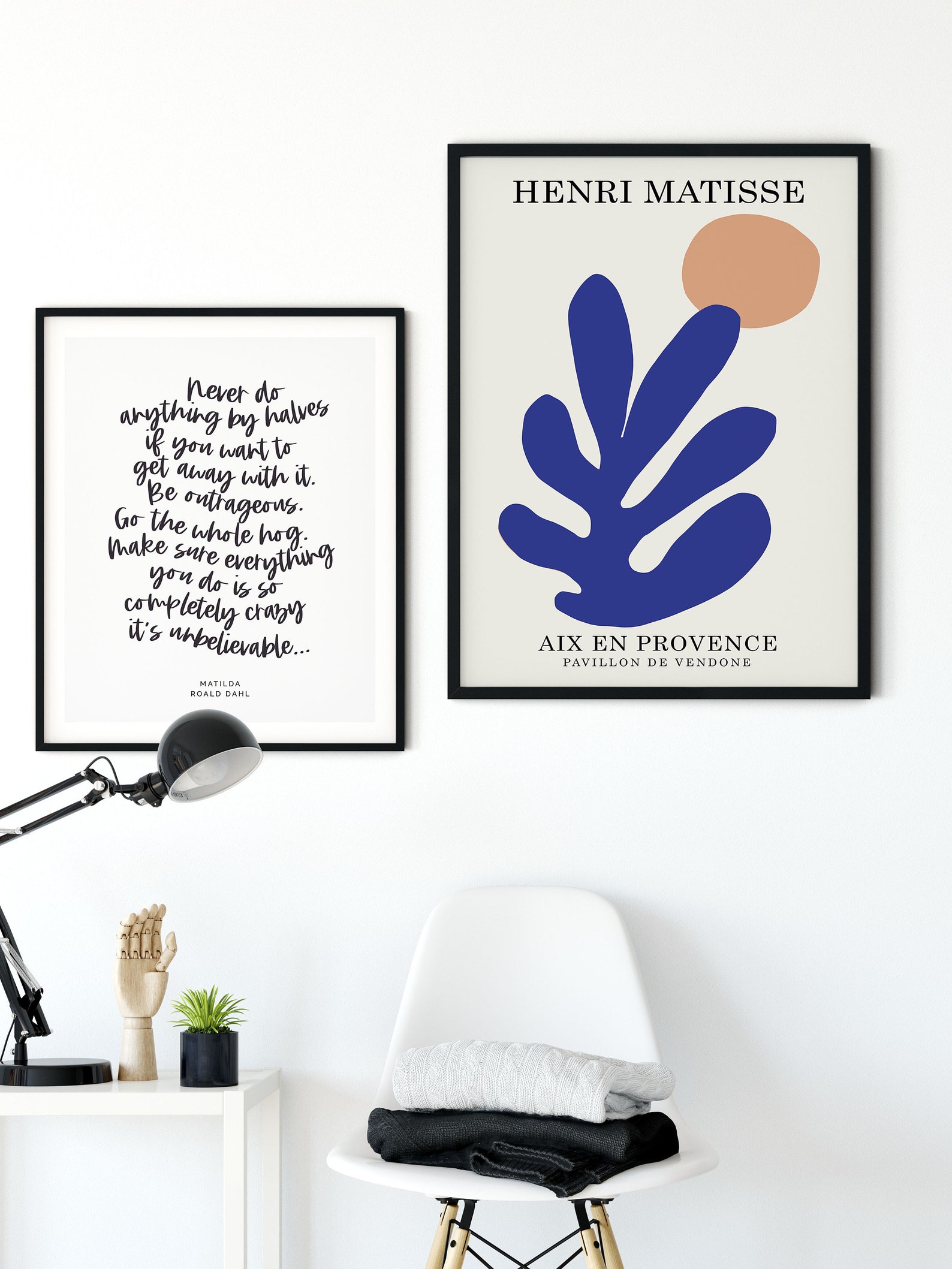 Roald Dahl Quote, Matilda, Never Do Anything by Halves, Matilda Poster ...