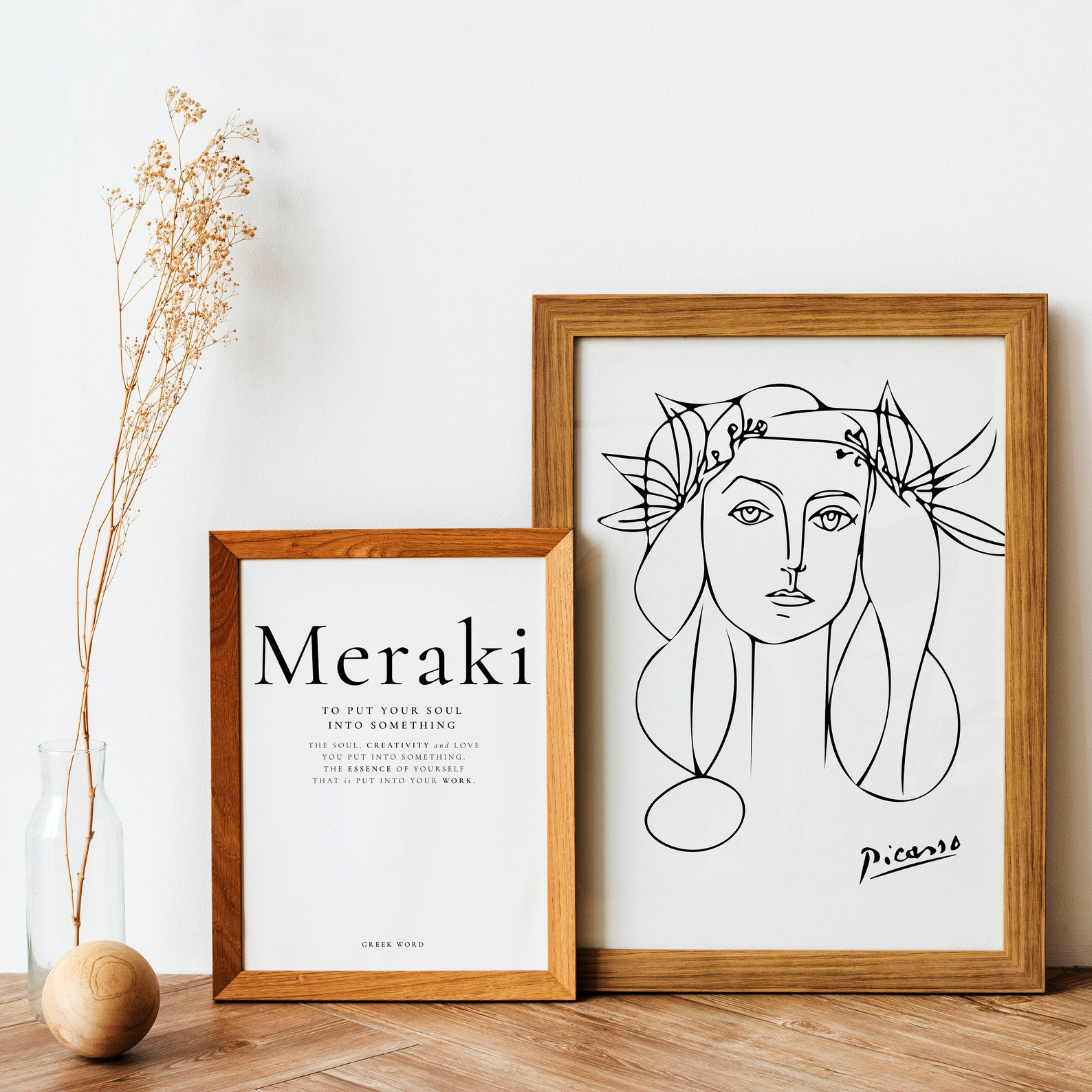 Meraki Definition Wall Print Poster Inspirational Print Gift | Etsy