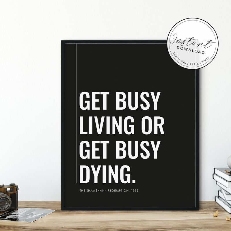 Get Busy Dying - Etsy