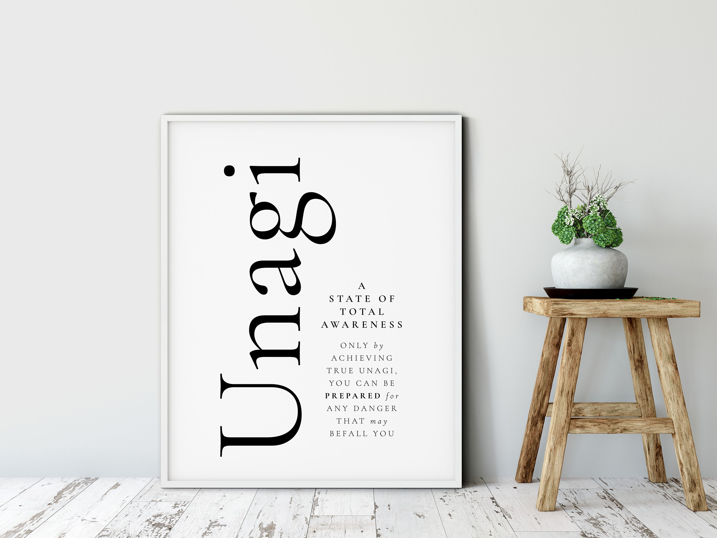 UNAGI definition Friends TV series inspired poster Unagi | Etsy