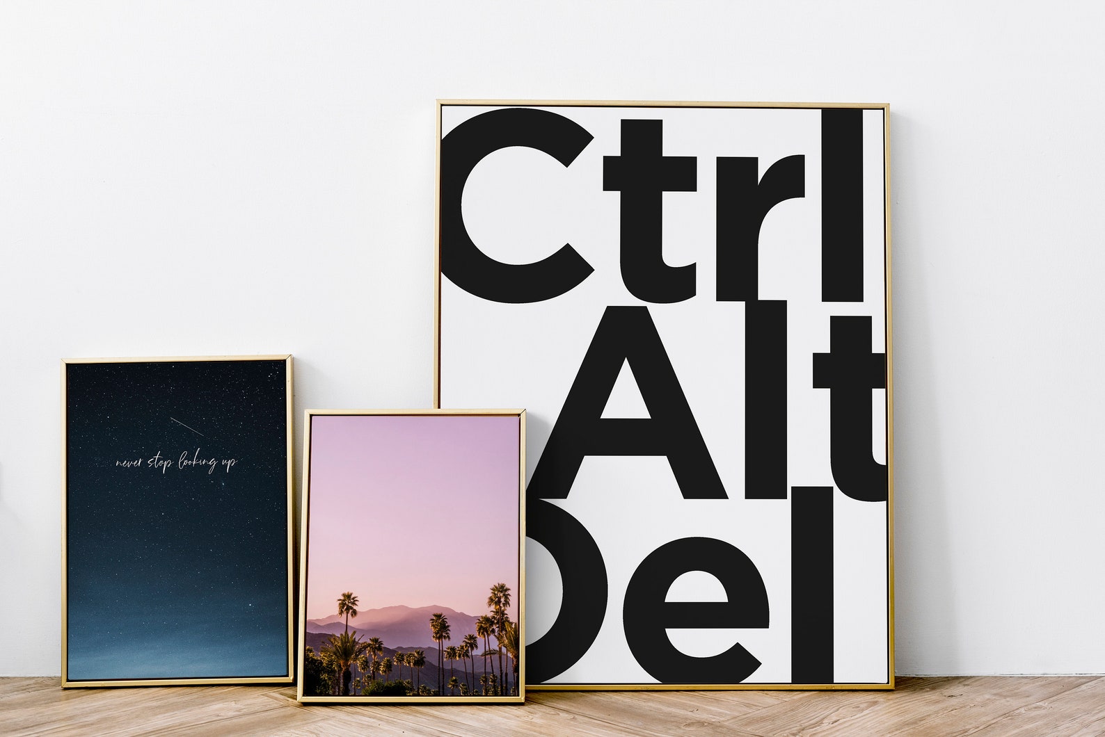 Ctrl, Alt Del, Keyboard Keys Poster, Nerd Geek, Computers Print ...