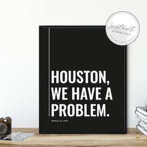 Houston We Have A Problem | Apollo 13 | Movie Quote | BOTH COLORS ...
