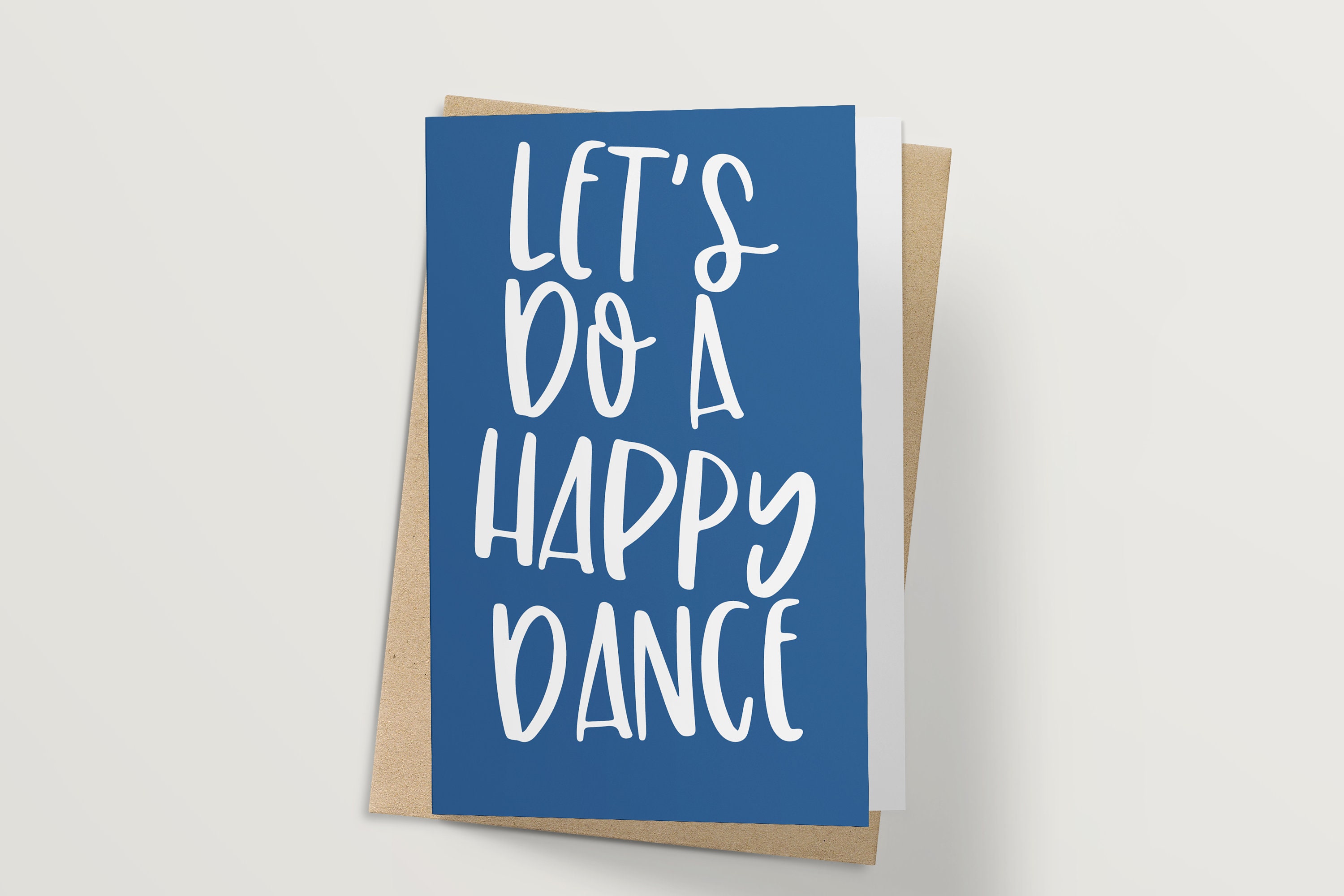Let's Do a Happy Dance, Congratulations Card, Engagement Card, New Job ...