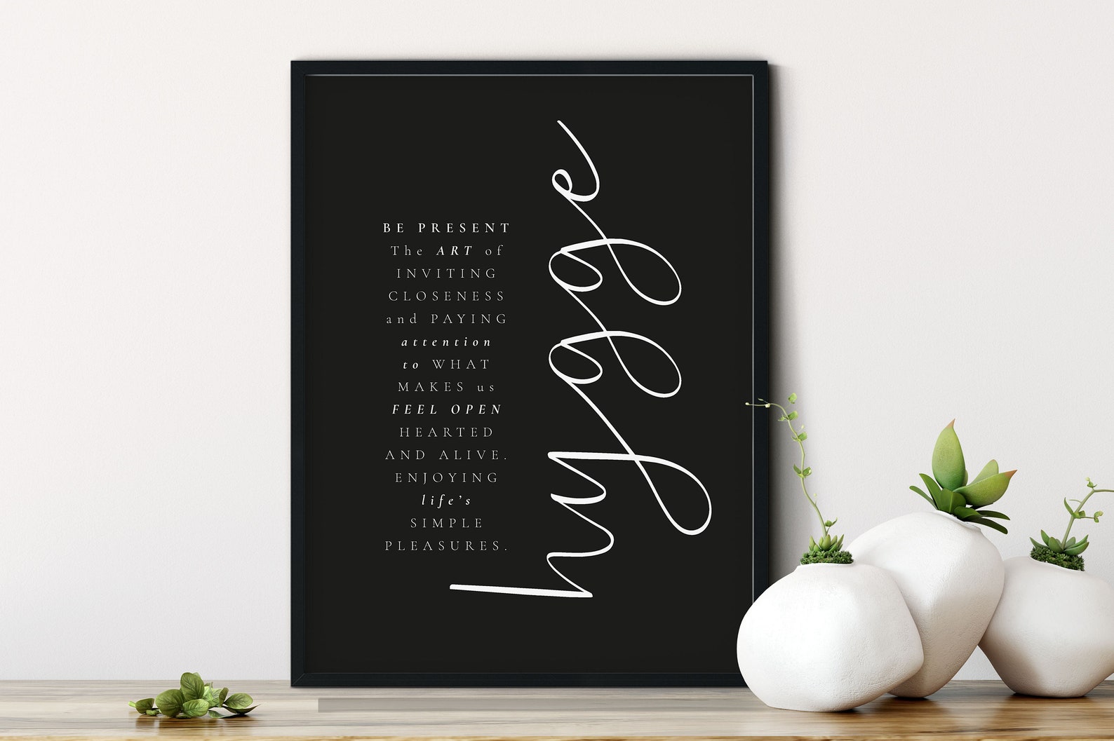 Hygge Print Home Definition Print Scandi Wall Art Print | Etsy