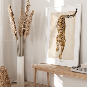 Leopard Print, Boho Cheetah Print, Boho Home Decor, Trendy Minimalist ...