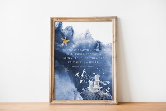 The Little Prince Motivational Print Le Petit Prince - Etsy