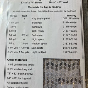 Cityscape Quilt Pattern - Etsy