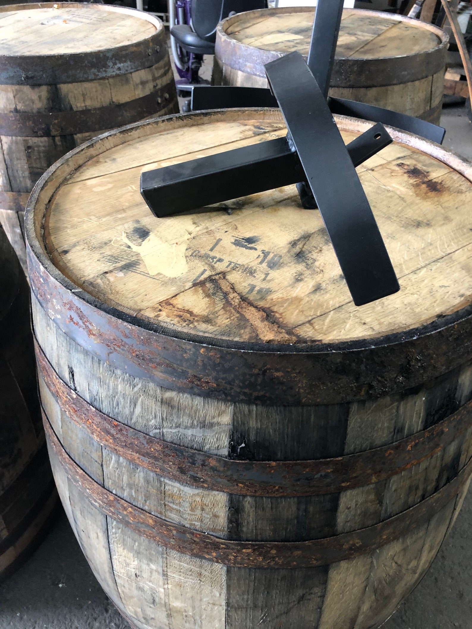 Whiskey Barrel Foot Rest and Riser (barrel Not Included) - Etsy