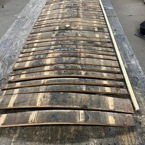 Complete Barrel Set Bourbon Staves 30-32 Staves - Etsy