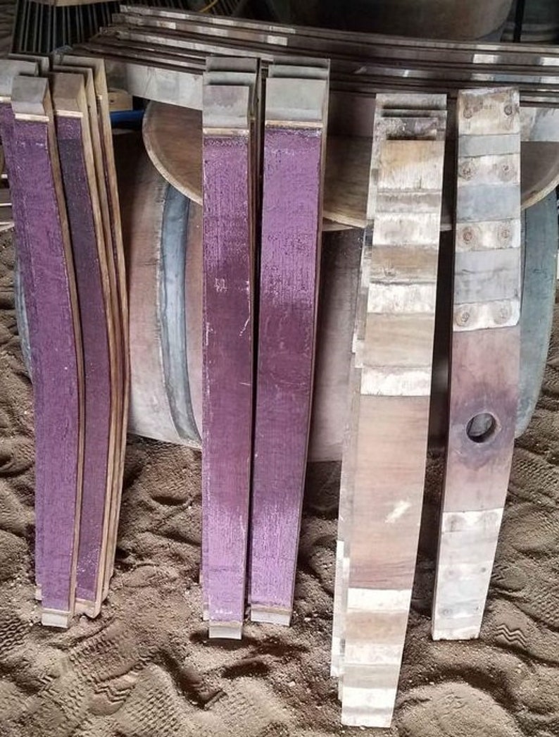 12 Wine Barrel Staves, Napa Valley Wine Barrels - Etsy