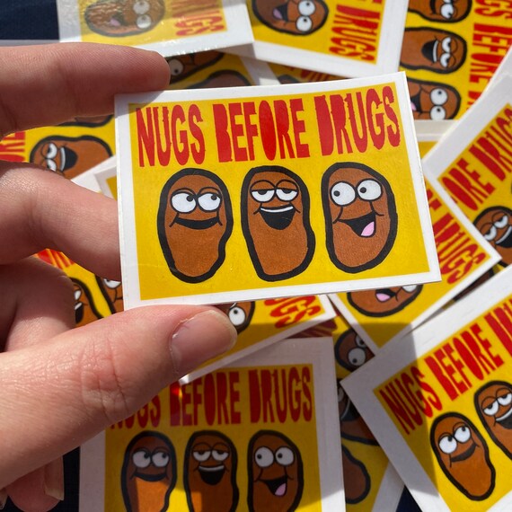 Nugs Before Drugs Chicken Nuggets 3 Waterproof Funny | Etsy